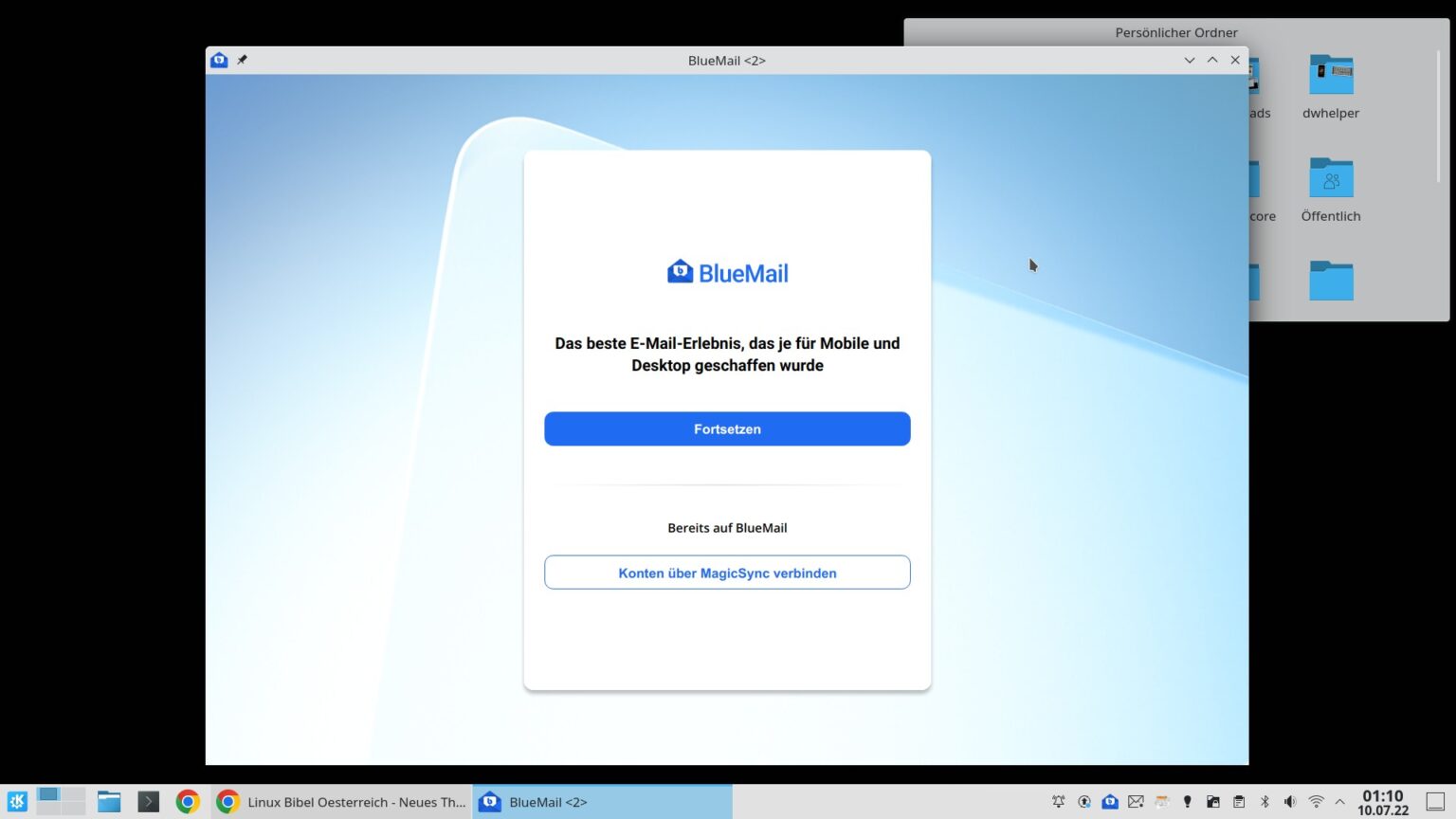 BlueMail – E-Mail-Client für Linux, macOS, Windows, Android und iOS – Linux-Bibel