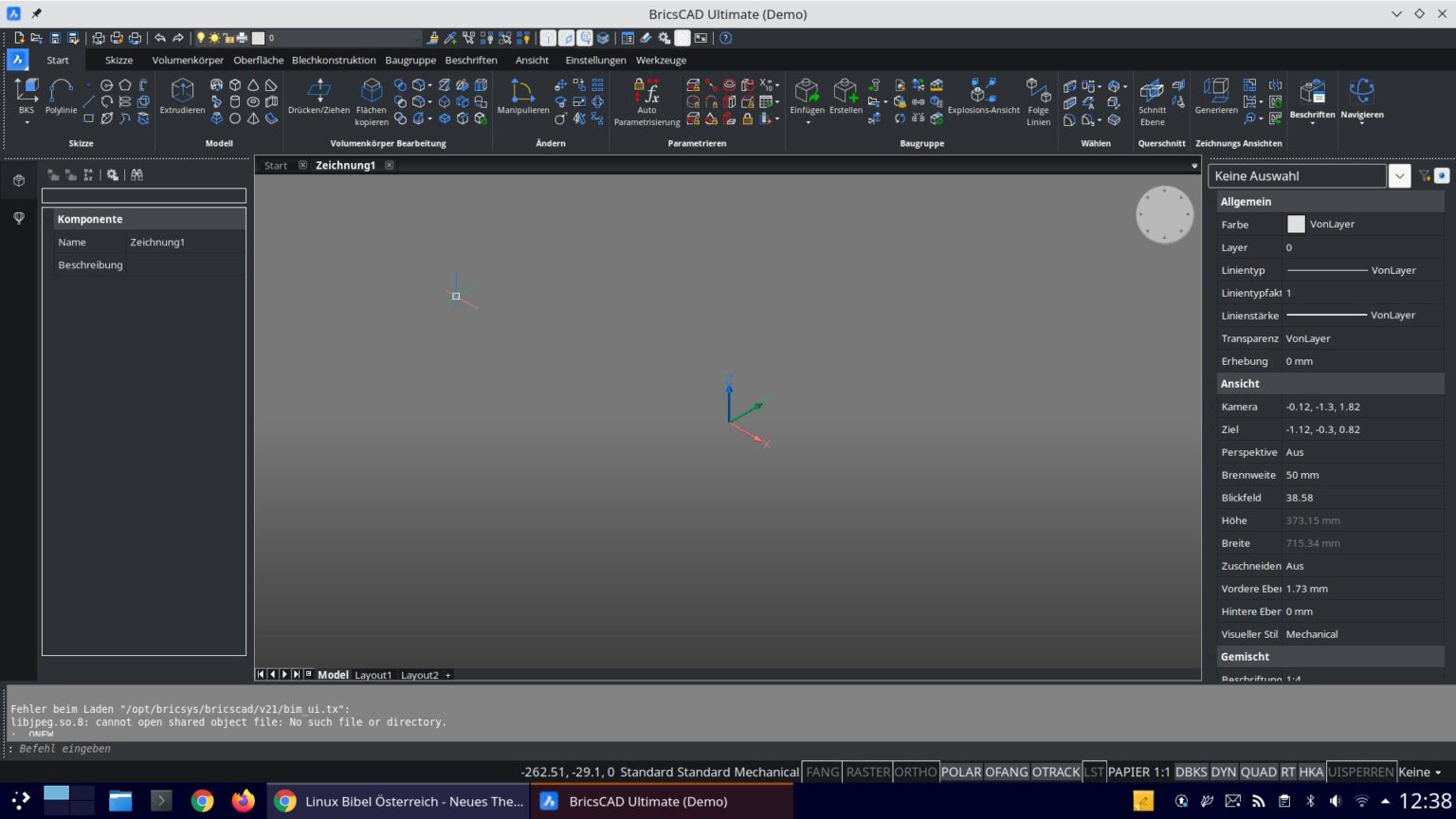 Bricsys BricsCAD – Professionelles CAD unter Linux – Linux-Bibel