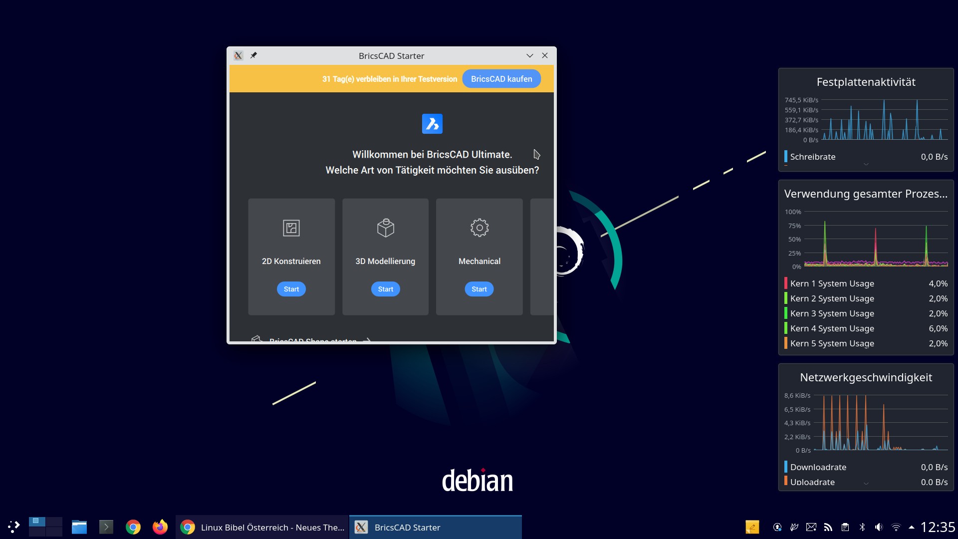 Bricsys BricsCAD – Professionelles CAD unter Linux – Linux-Bibel