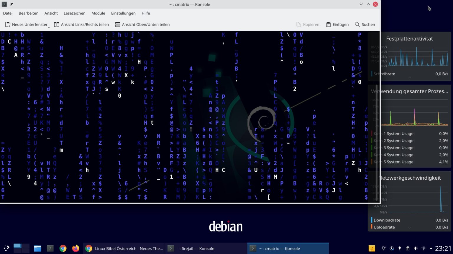 Cmatrix – Matrix am Linux-Terminal – Linux-Bibel