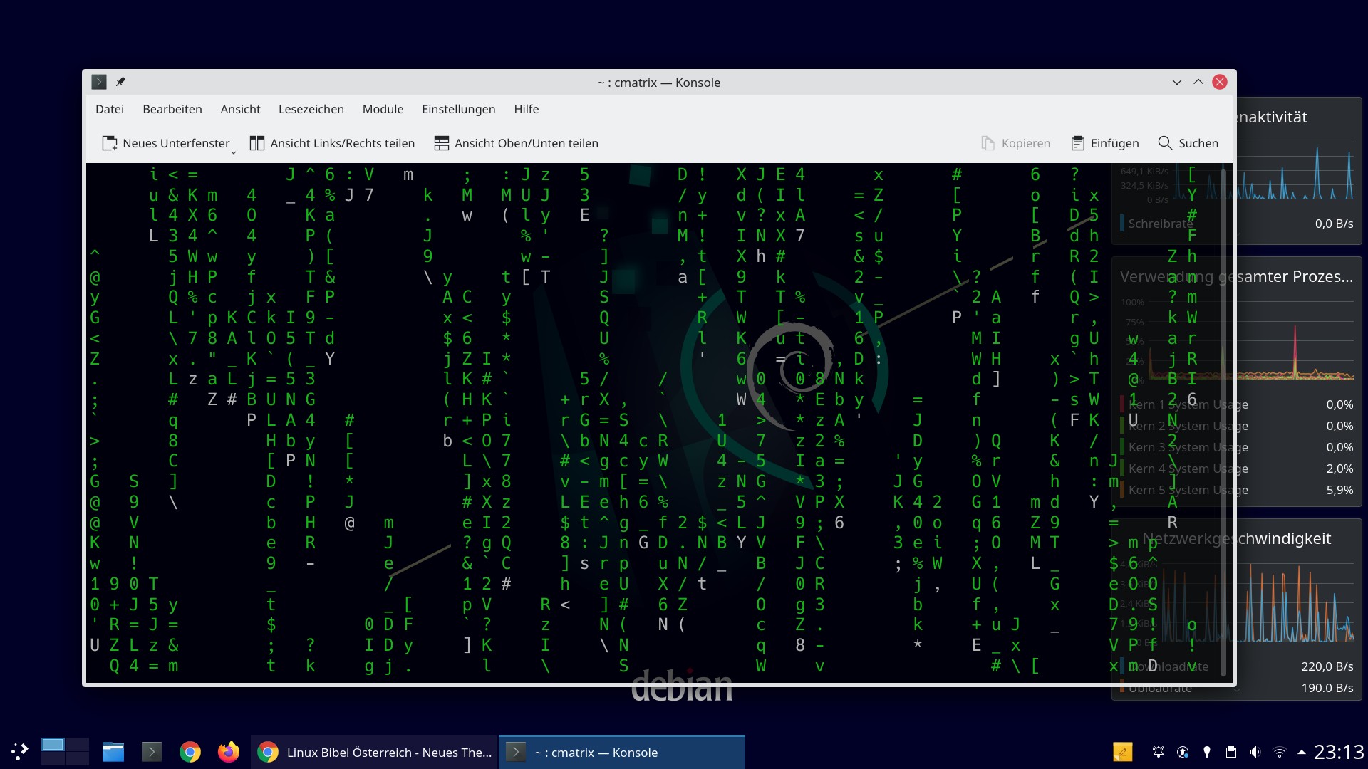 Cmatrix – Matrix am Linux-Terminal – Linux-Bibel