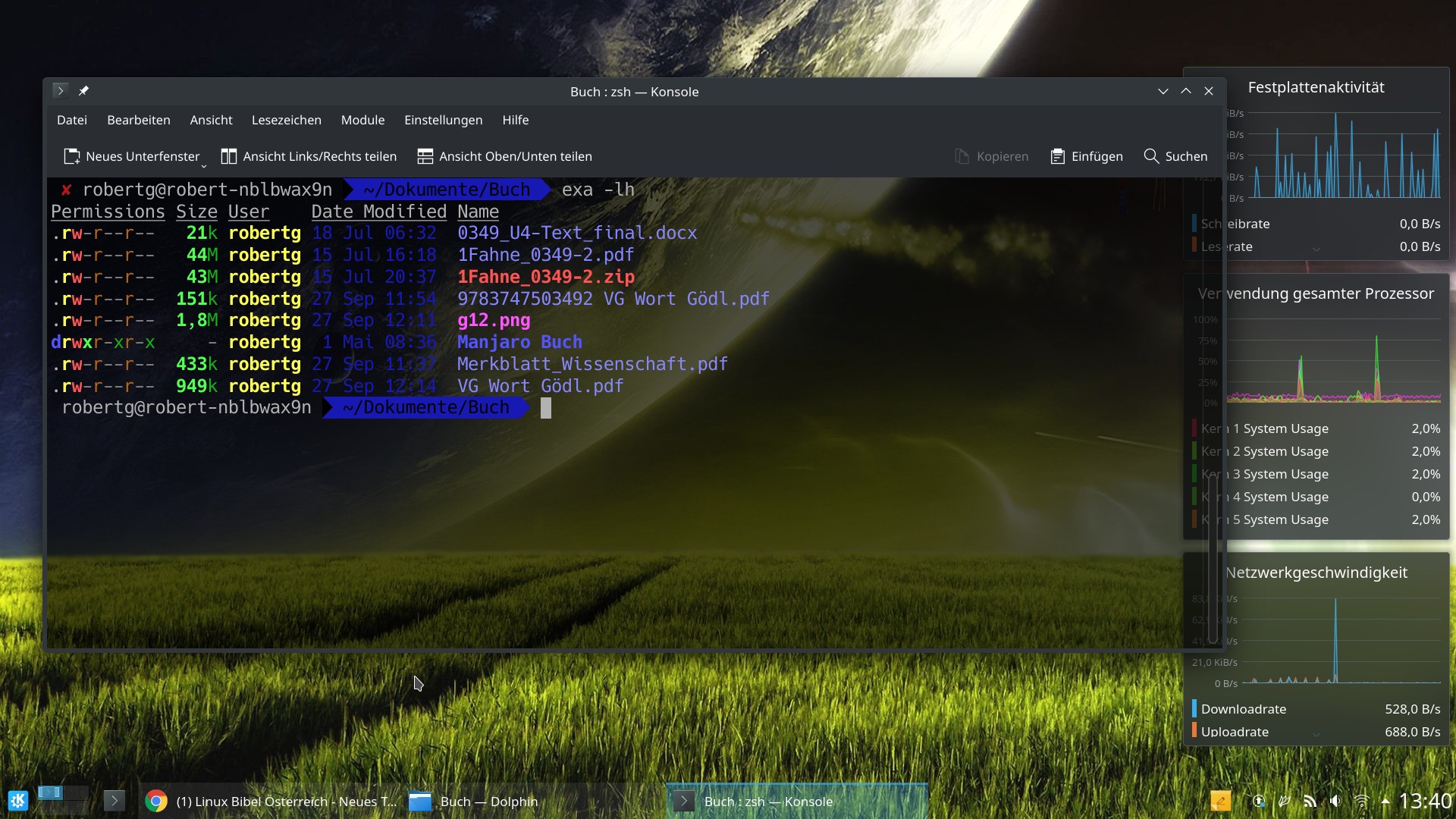 exa statt ls am Terminal unter Linux nutzen – Linux-Bibel