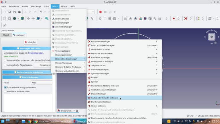 FreeCAD – Freie CAD-Software unter Linux – Linux-Bibel