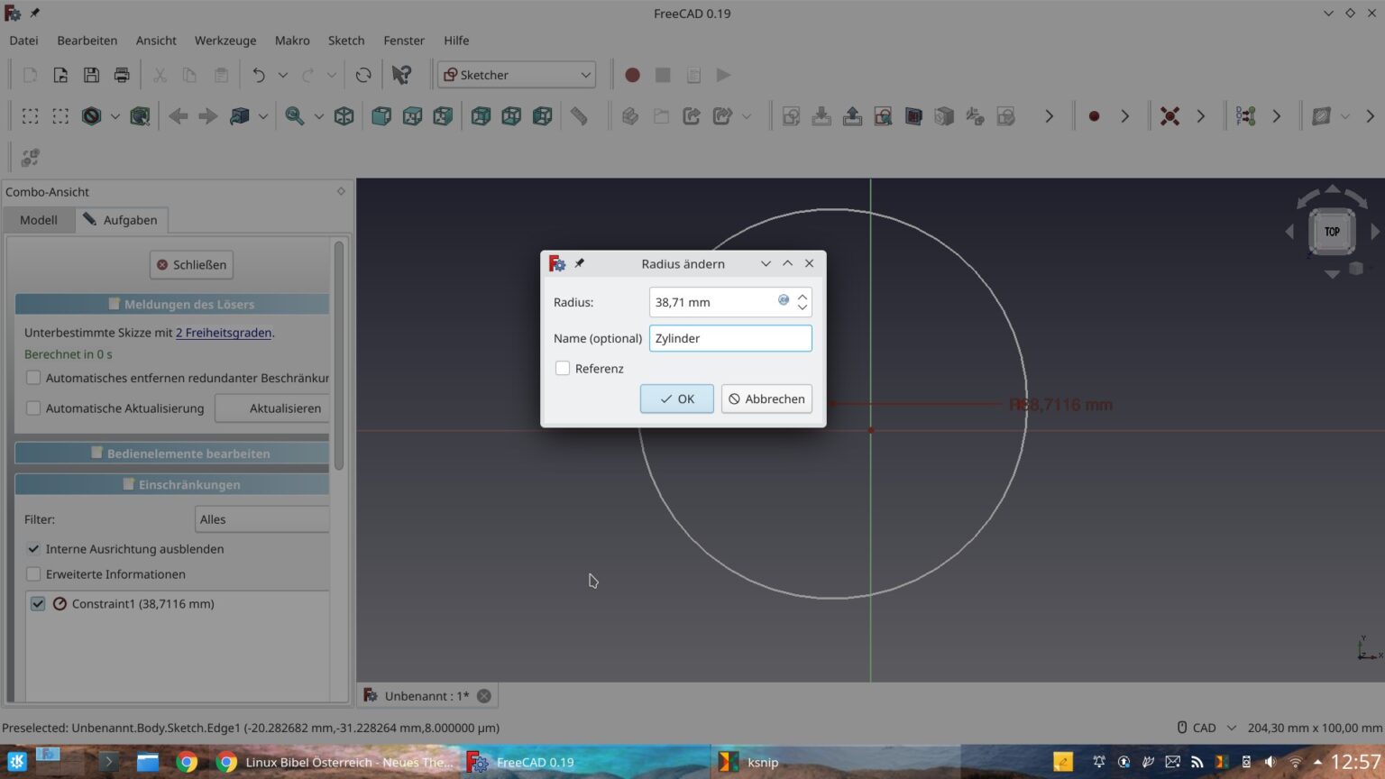 FreeCAD – Freie CAD-Software unter Linux – Linux-Bibel