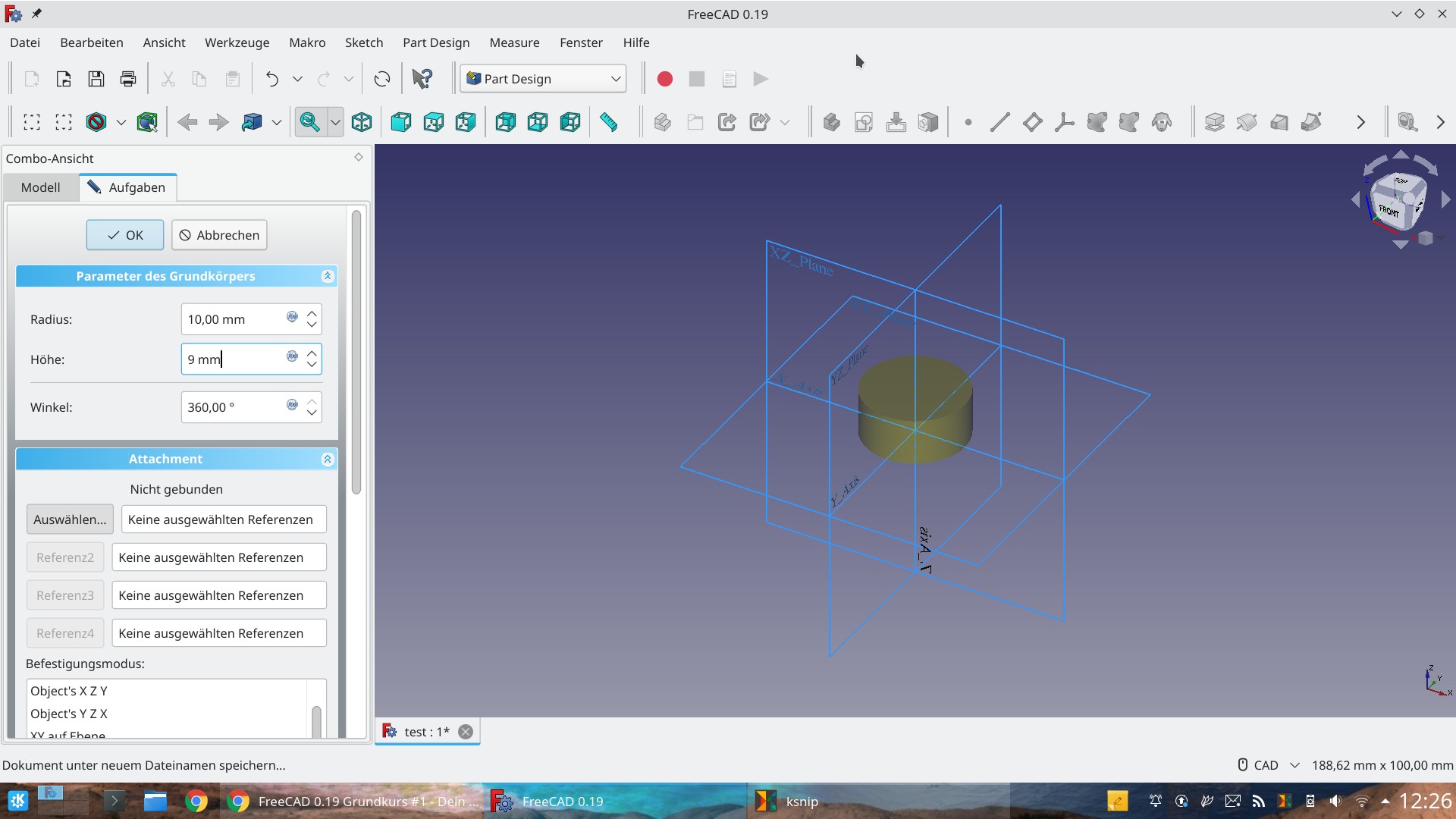 FreeCAD – Freie CAD-Software unter Linux – Linux-Bibel