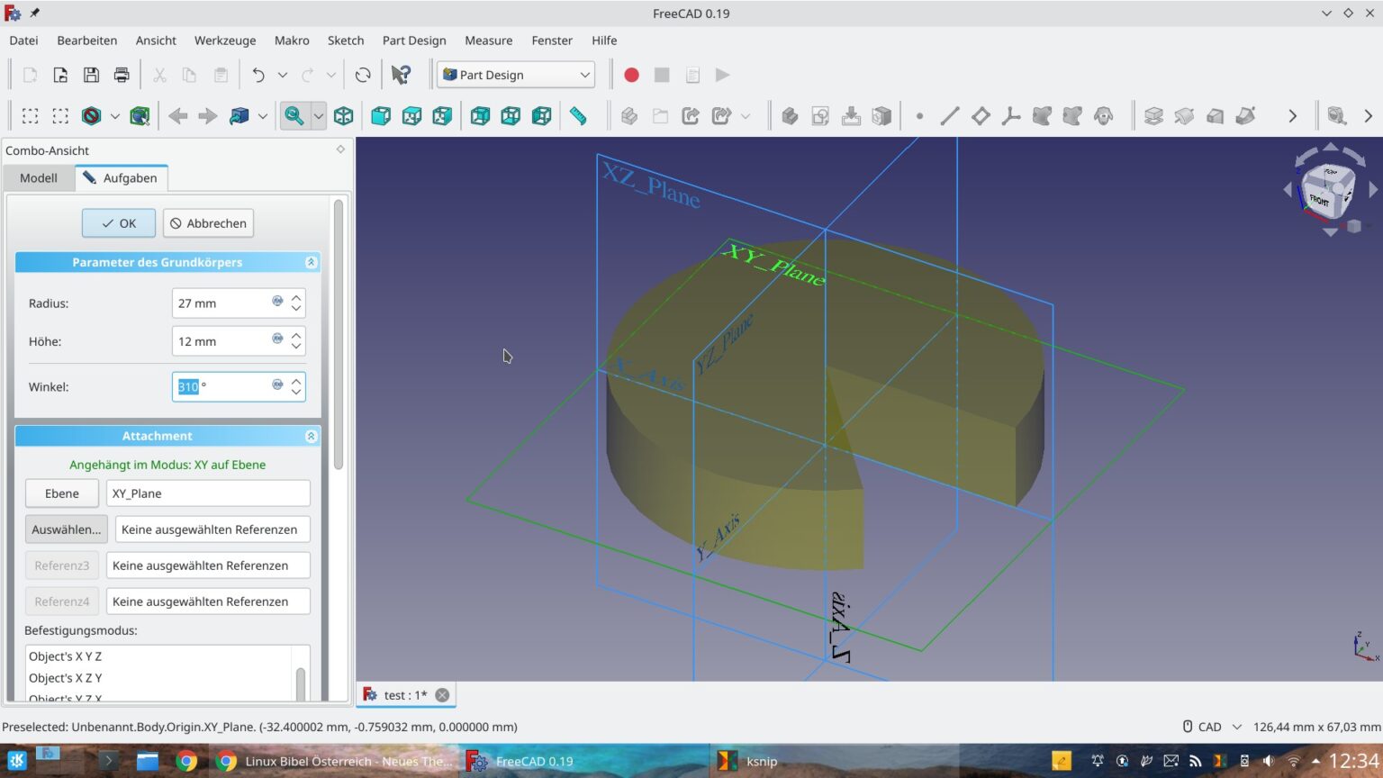 FreeCAD – Freie CAD-Software unter Linux – Linux-Bibel