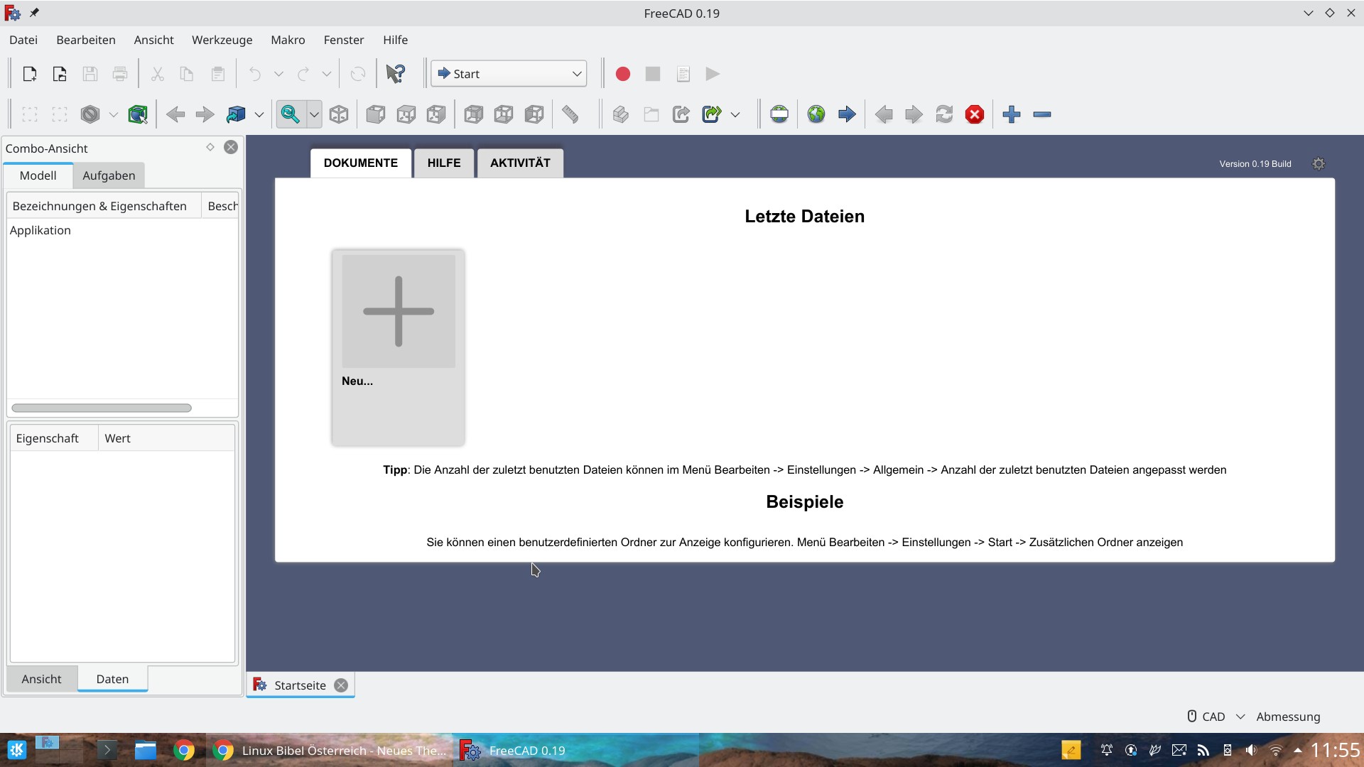FreeCAD – Freie CAD-Software unter Linux – Linux-Bibel
