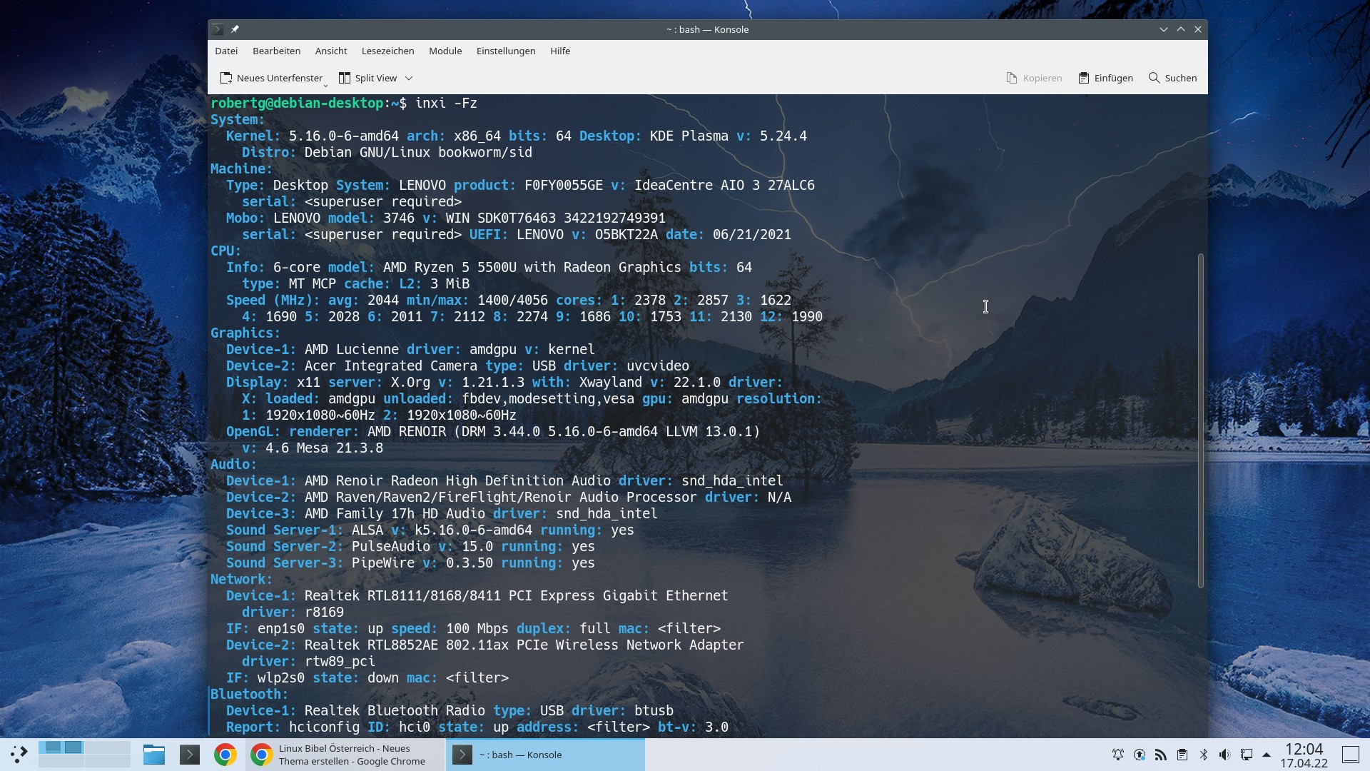 Inxi-GUI – Inxi in grafisch – Linux-Systeminformationen – Linux-Bibel