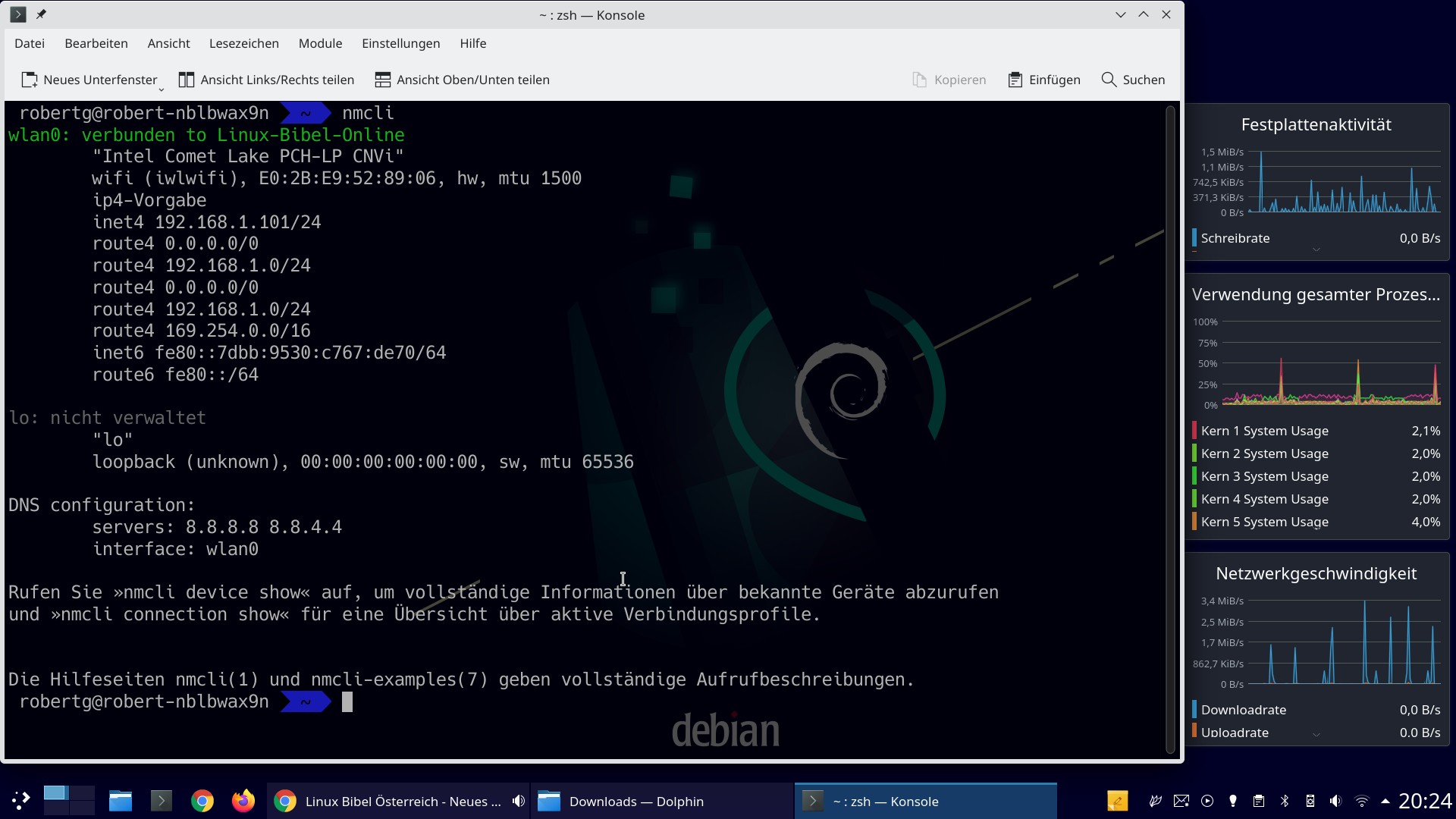 nmcli und nmtui – Netzwerkkonfiguration unter Linux am Terminal – Linux-Bibel