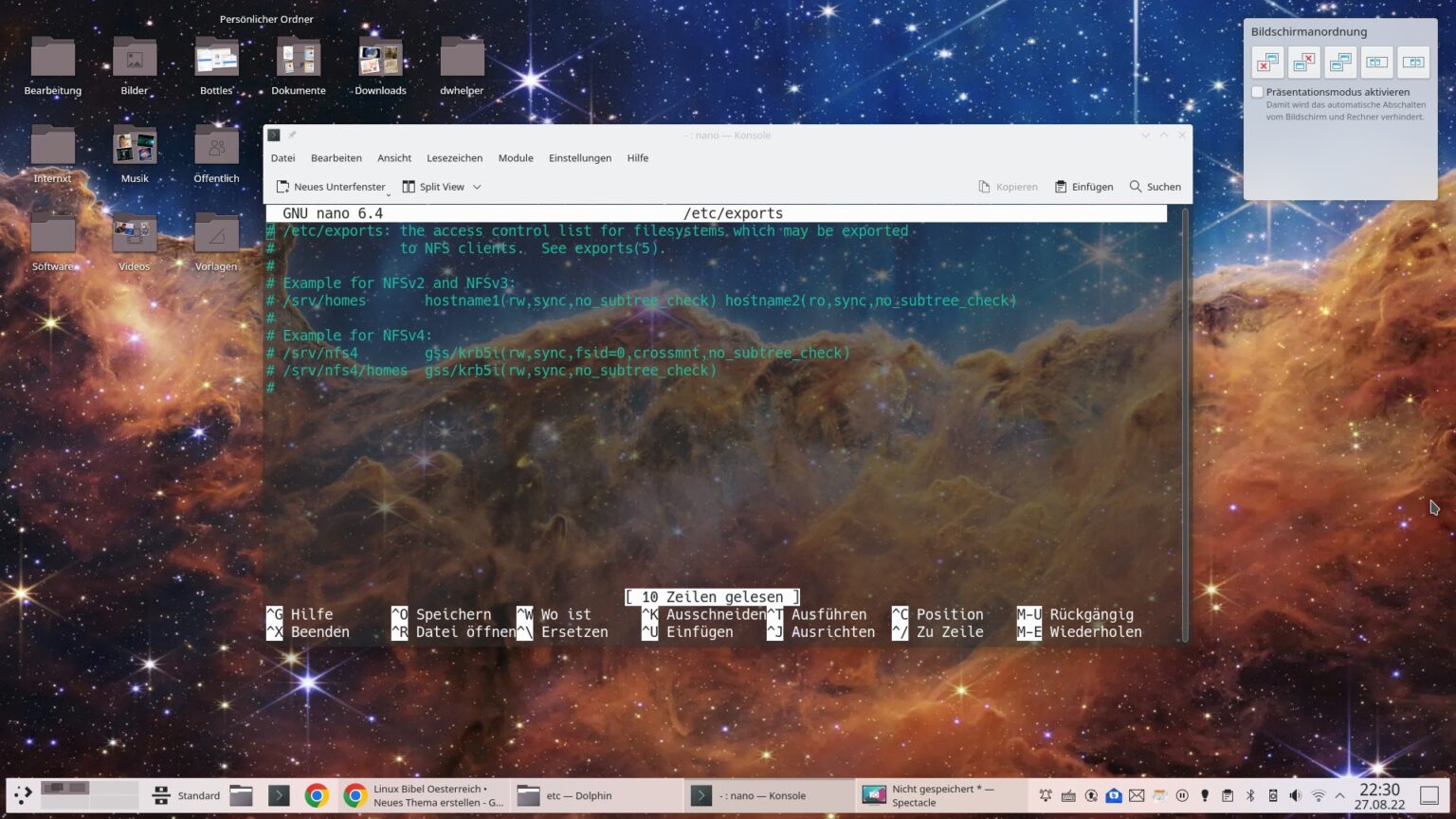 NFS – Network File System, lokales Heimnetz mit Linux – Linux-Bibel