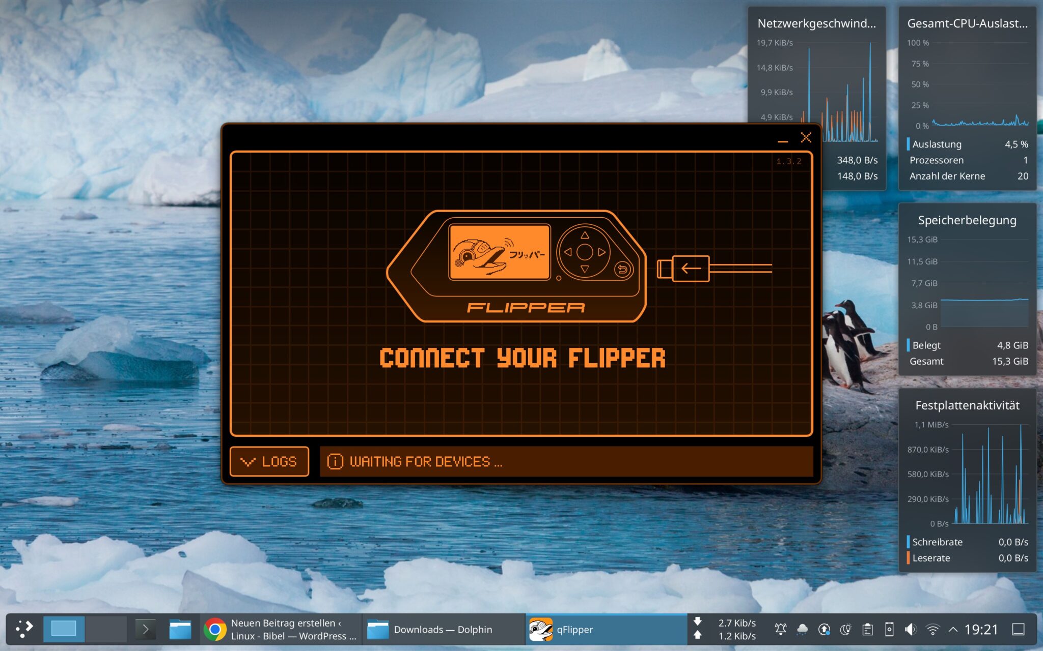 qFlipper – Desktop-Software für den Flipper Zero unter Linux – Linux-Bibel
