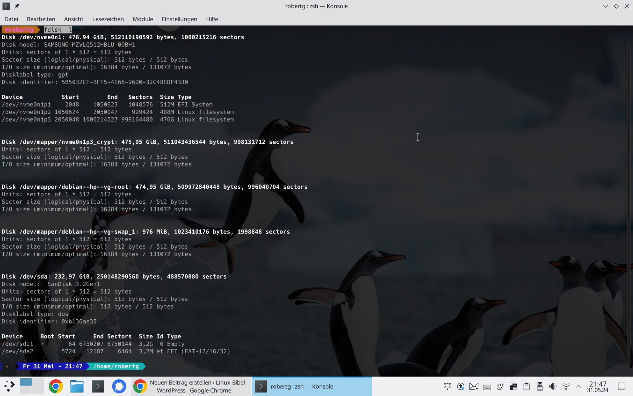 Mounten / einhängen von Dateisystemen, USB-Sticks usw. unter Linux – Linux-Bibel