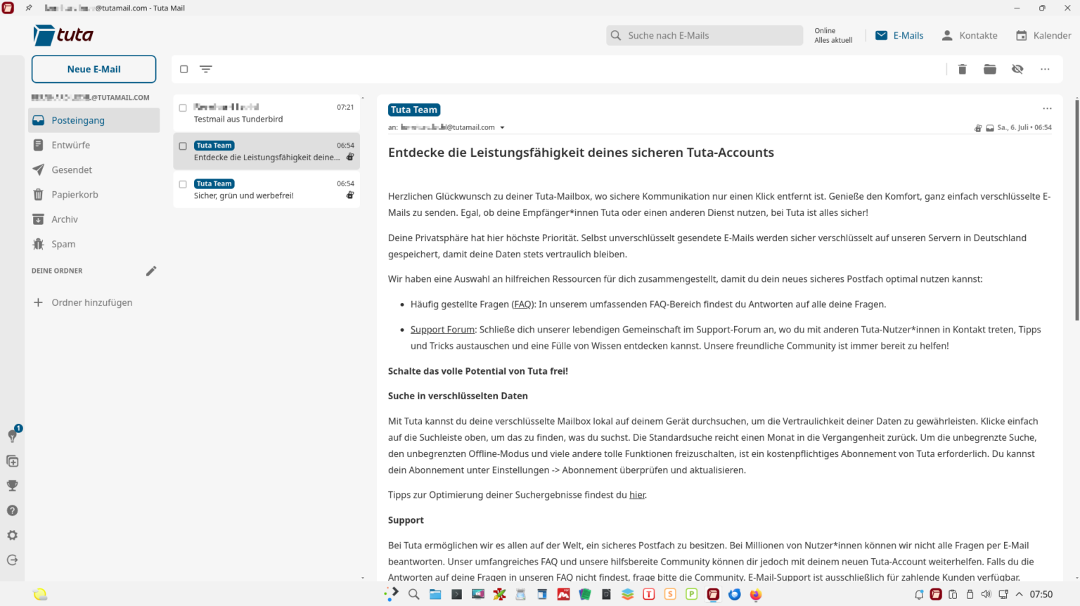 Tuta Mail – E-Mails sicher versenden und empfangen – Linux-Bibel
