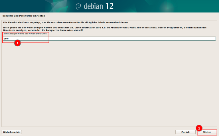 Debian 12 via NetInstall installieren – Linux-Bibel
