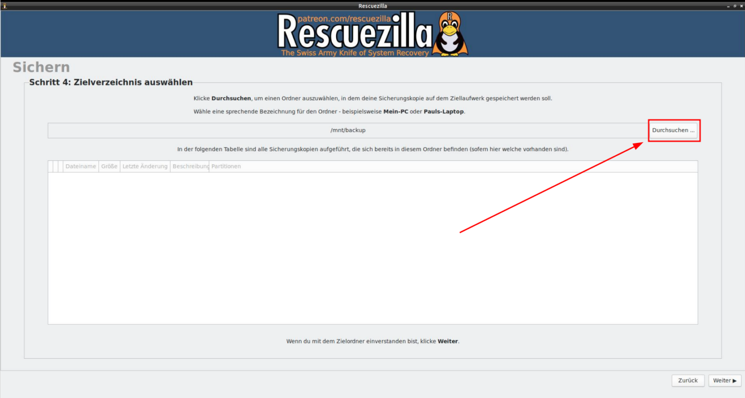 System-Backups mit Rescuezilla – Linux-Bibel
