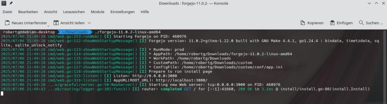Forgejo – das eigene Git für zu Hause unter Linux – Linux-Bibel