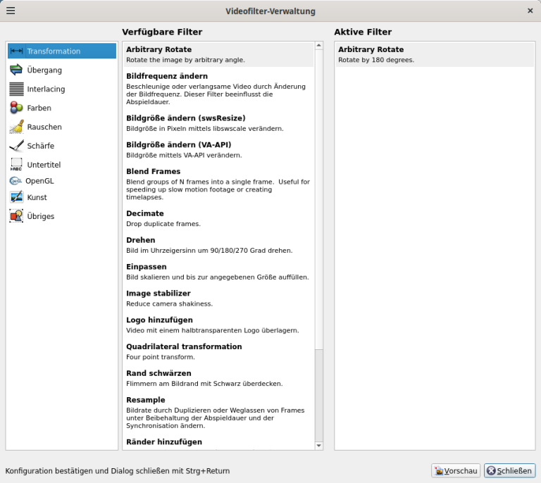 Avidemux –> Die Winter-Beschäftigung – Linux-Bibel